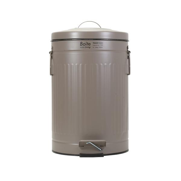 BOITE　NQ-0194　リビングトラッシュカン　12L　ブラウン 446