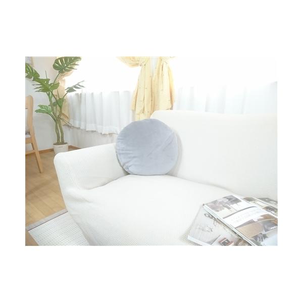 ミノワ産業　モチモチクッション(ラウンド)　グレー　40Rcm 449