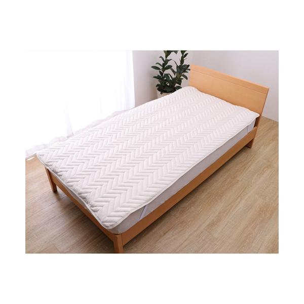 【在庫限り】イケヒコ・コーポレーション　ベッドパッド　防ダニSD　幅:120cm　長さ:200cm 449