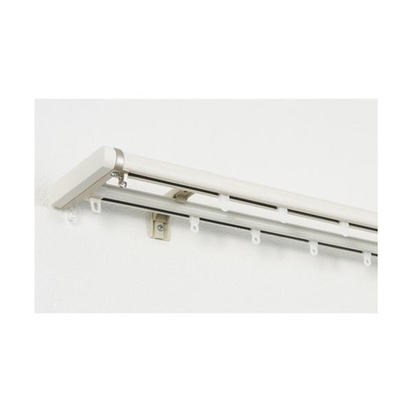 トーソー　リネアＲ木目WH　W3.0M　伸縮式カーテンレール　リネアＲ　ダブル1.6〜3.0M　木目ホワイト 449