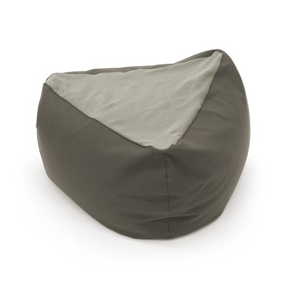 MOGU　モグ　　三角フィット座ブトン　本体・カバーセット　グレー　横580mm×縦580mm×奥行260mm 449