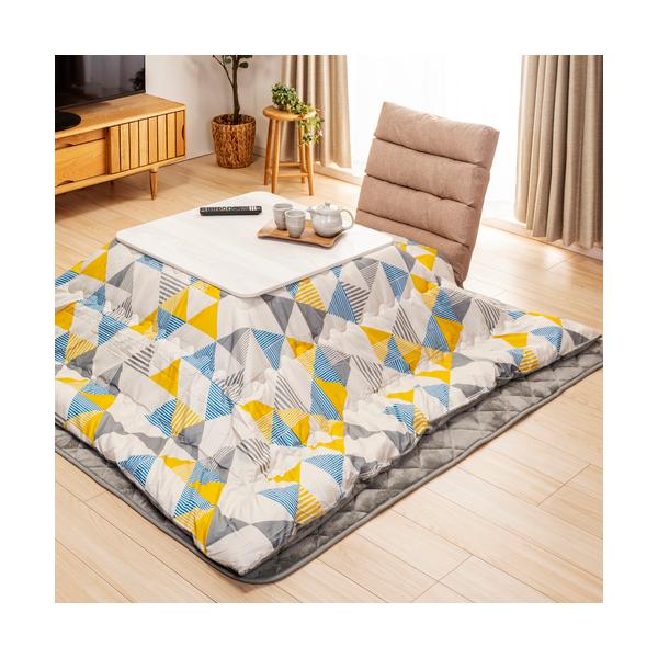 【在庫限り】冬物処分[正方形190X190]ヤマダオリジナル　こたつ　こたつ布団　掛布団＋敷布団セット　ウォッシャブル 449