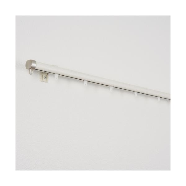 トーソー　リネア　木目ホワイト　シングル3M　伸縮式カーテンレール　リネア　シングル1.6〜3.0M　木目ホワイト 449