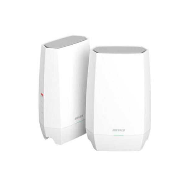 BUFFALO　WNR-5400XE6P/2S　無線ルーター　EasyMeshペアリング済み2台セット　Wi-Fi6E（11ax）対応　AirStation　WNR5400XE6P/2S 126