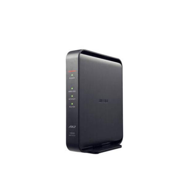 BUFFALO　WSR-1500AX2L　Wi-Fiルーター　AirStation　エントリーモデル　Wi-Fi　6(ax)　IPv6対応　ブラック 126