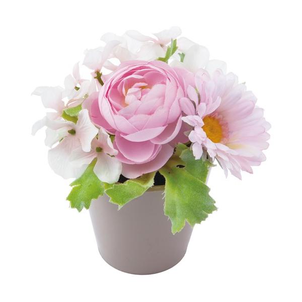 【在庫限り】ポピー　ラナンガーベラポット　FBC−8058　P　ピンク　全長12cm・幅10cm 446