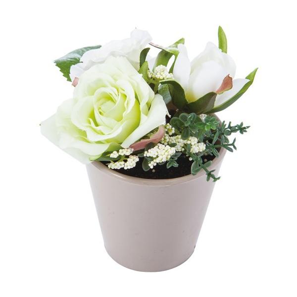 ポピー　ローズミックスポット　FBC−8057　G／W　クリーム　全長12cm・幅10cm 446