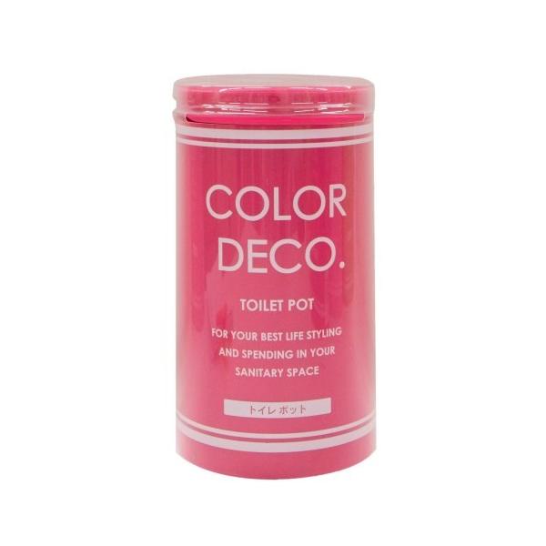 【在庫限り】トイレ清掃　コーナーポット　コンパクト　ヨコズナクリエーション　カラーデコ　チェリー　7．5×12×13cm 446