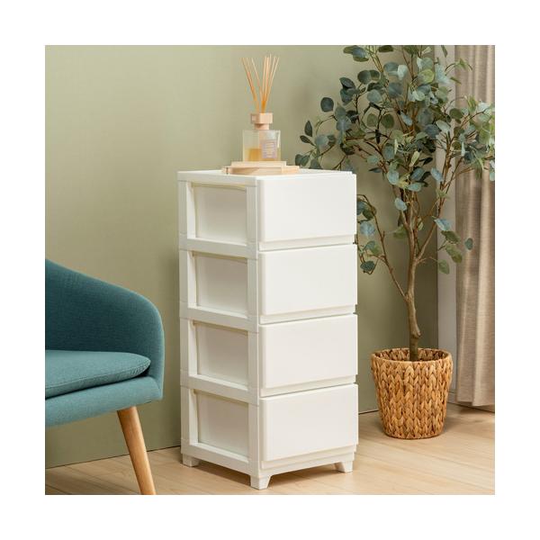 収納用品　デコニーシーヴォ　４段　ホワイト　1個 446