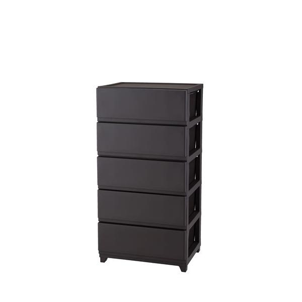収納用品　デコニーシーヴォワイド　５段　ダークブラウン　1個 446