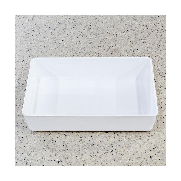 ヤマダオリジナル　キッチン収納　整理　トレー　幅23cmX奥行15.3cm×高さ5.6cm　ホワイト 446