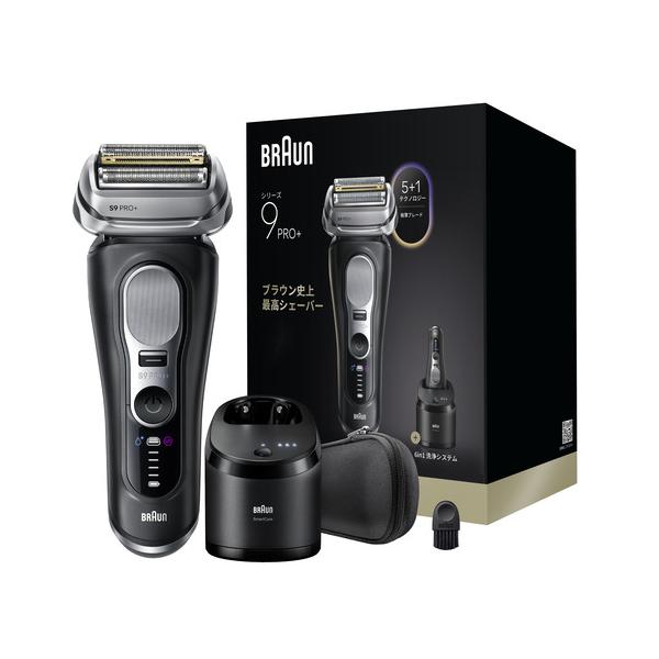 ブラウン　9660CC　電気シェーバー　シリーズ9　PRO+　6　in　1　洗浄器付きモデル　防水設計　5+1　カットシステム　海外対応　4枚刃　マットブラック 45