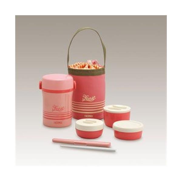 THERMOS　サーモスJBC-801-CP　ステンレスランチジャー　コーラルピンク　THERMOS　Hot　Lunch(ホットランチ) 446