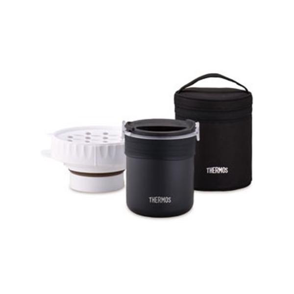 【在庫限り！早い者勝ち】THERMOS　サーモスJBS-360-BK　ごはんが炊ける弁当箱　ブラック　THERMOS 446