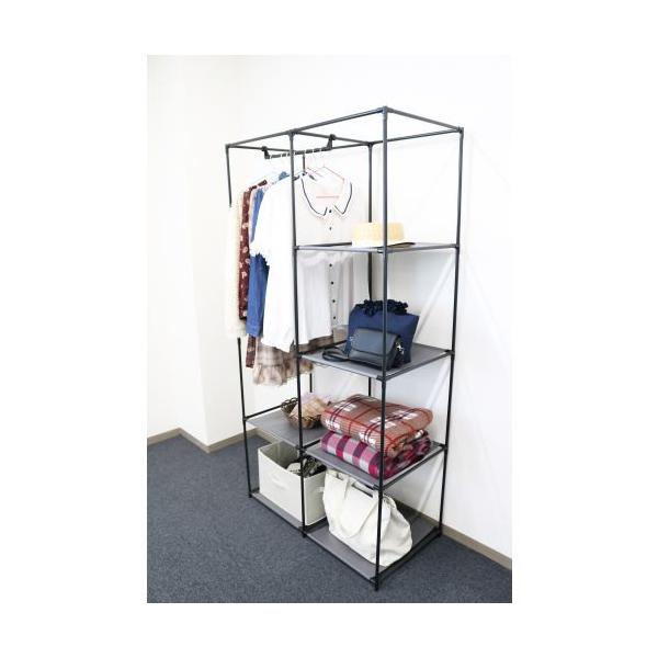 （株）トレードワン　シンプルハンガーラック４段 446