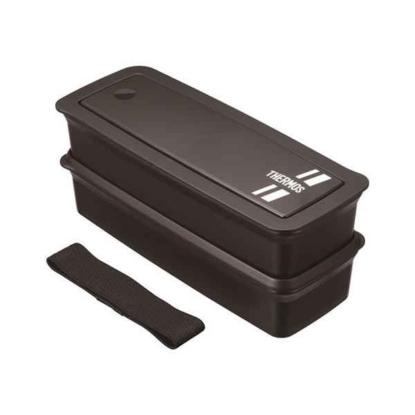 THERMOS　サーモスDJS-981W　BKSL　フレッシュランチボックス　980ml　ブラックシルバー 446