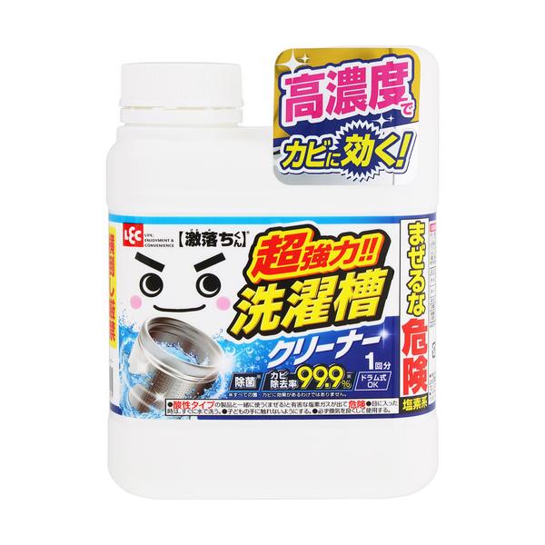 レック　激落ちくん　超強力洗濯槽クリーナー　700mL　1回分　高濃度　除菌　カビ除去　塩素系　S00796 446