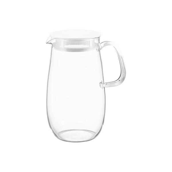 HARIO　XMP-1000-W　レンジでかんたん麦茶ポット　むぎちゃん　実用容量1000ml　ホワイト 446