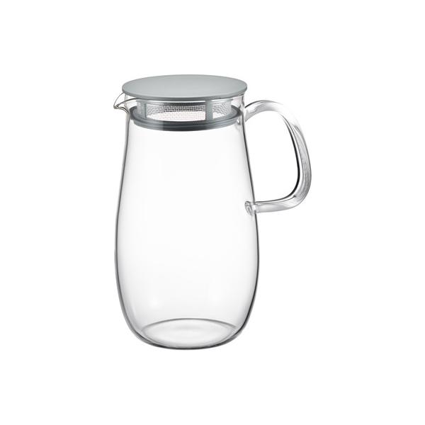 HARIO　XMP-1000-DGR　レンジでかんたん麦茶ポット　むぎちゃん　実用容量1000ml　ダークグレー 446
