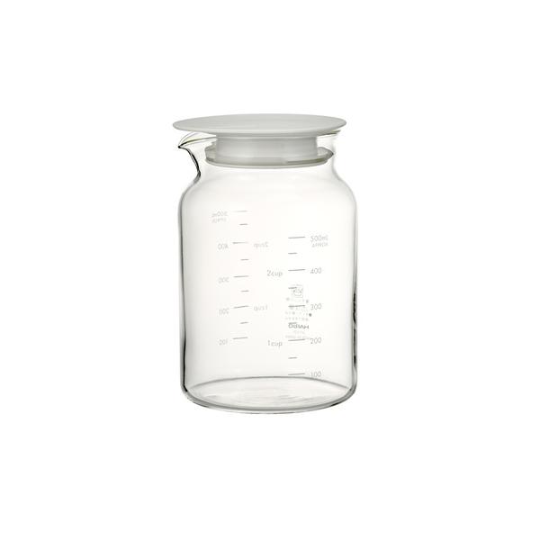 HARIO　SFP-500-W　SLOWRA　耐熱ガラス　フルーツポット　500ml　ホワイト 446