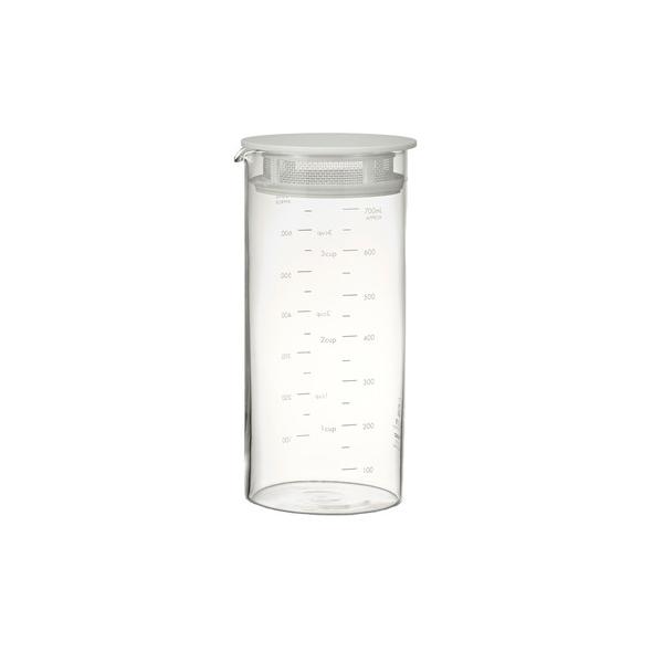 HARIO　SFPI-700-W　SLOWRA　耐熱ガラス　フルーツピッチャー　700ml　ホワイト 446