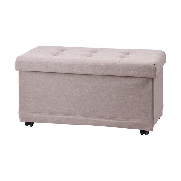 不二貿易　フォールディングベンチ　ベージュ　ベンチ51303 448