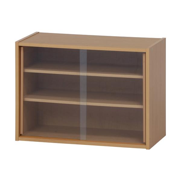 不二貿易　ミニ食器棚　幅60cm　ナチュラル　81909 448