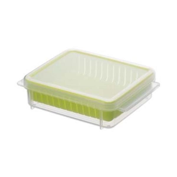 スケーター　SZR2　ザル付保存容器S　グリーン 446