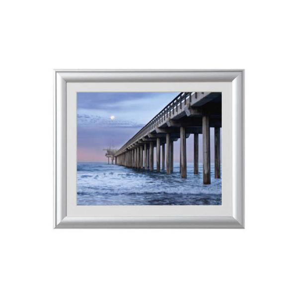 ルツクマイルドALM-6-SV　ケンコー　アルミ額縁　ルック・マイルド　(六切　シルバー)　ALM-6-SV 317