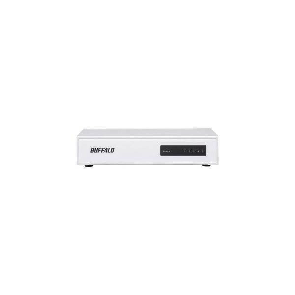 バッファロー　LSW4-TX-5NS／WHD　10／100Mbps対応スイッチングHub　金属筐体／電源内蔵モデル(5ポート)　ホワイト 126