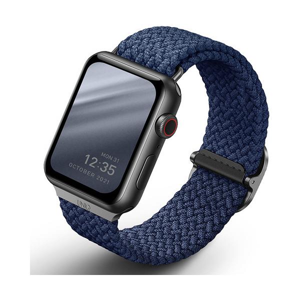 KENZAN　UNIQ-40MM-ASPOBLU　Apple　Watch　38／40／41MM用編み込みバンド　ASPEN　OXFORD　BLUE　UNIQ40MMASPOBLU 500