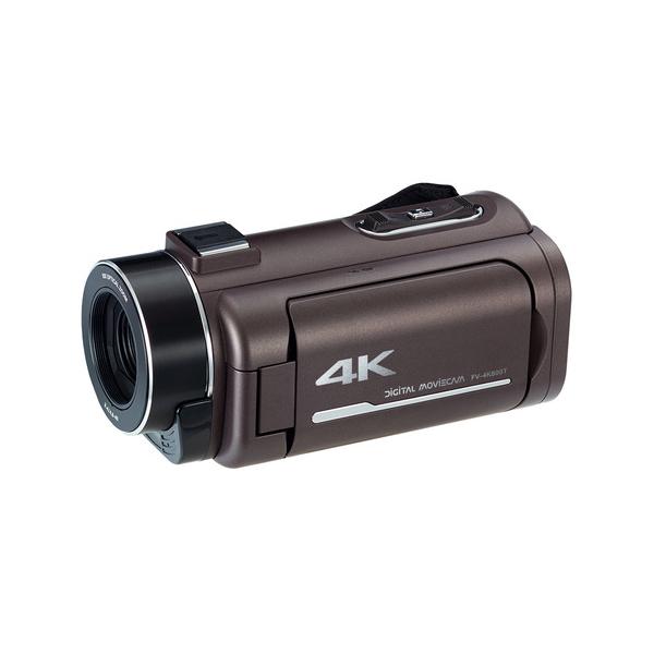 ネクシオン　FV-4K800T　4Kデジタルムービーカム　CMOSセンサー搭載　829万画素　リモコン付属　ブラウン 15