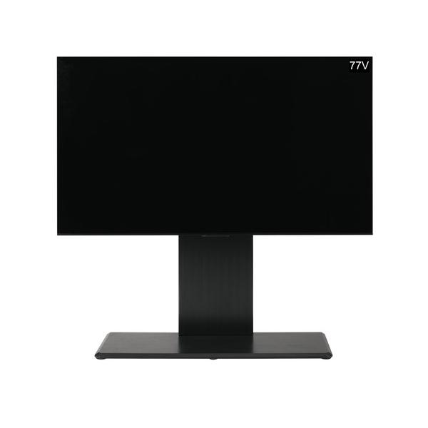 深井無線工業　STM5585GW　テレビスタンド　55インチ〜85インチ対応　震度7耐震試験クリア　（前面・底面）ダークグレイ木目 16