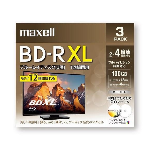 maxell　BRV100WPE　ブルーレイディスク[3層]　1回録画用　BD-R　XL　100GB　4倍速 18