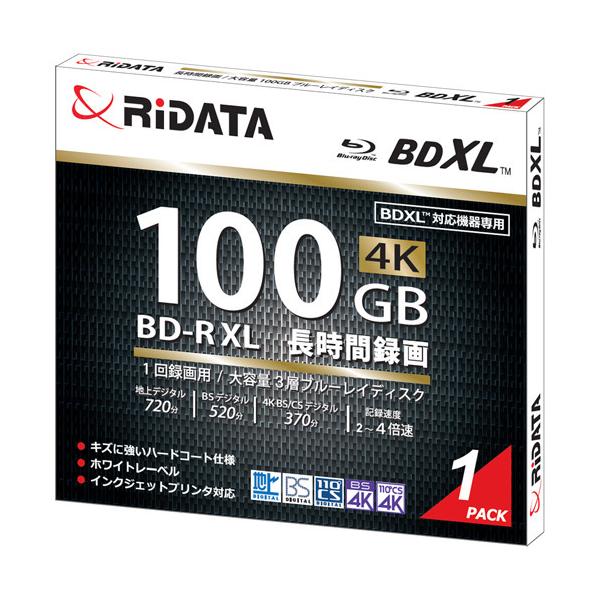 RiDATA　BD-R520PW4X.1P　JC　A　録画用BD-R　XL　2〜4倍速　100GB　1パック　ホワイト 18