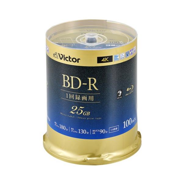 Victor　VBR130RP100SJ5　ビデオ用　6倍速　BD-R　100枚パック　25GB　130分 18