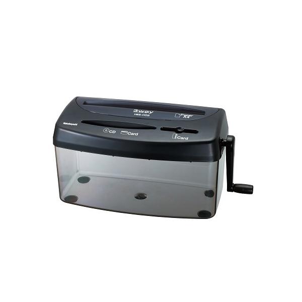 ナカバヤシ　HES-H02BK　ハンドシュレッダ　ブラック 19