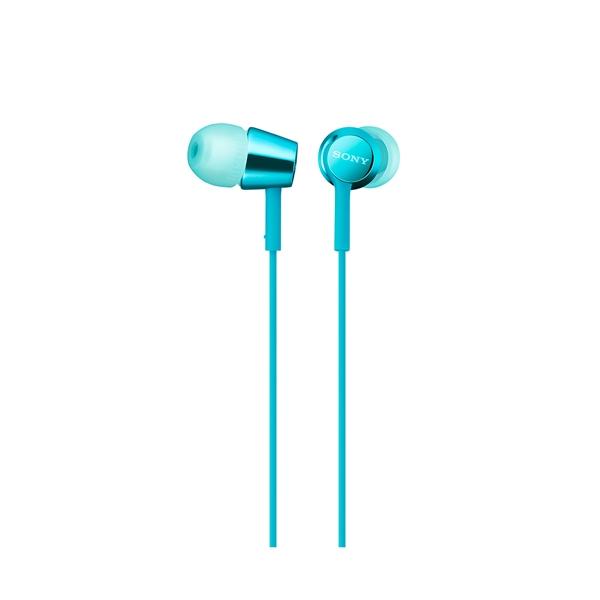 ソニー　MDR-EX155AP-L　マイク＆コントローラー搭載　ダイナミック密閉型カナルイヤホン　ライトブルー 24