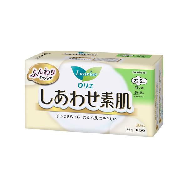 花王　ロリエ　しあわせ素肌　多い昼用羽つき　20個 861
