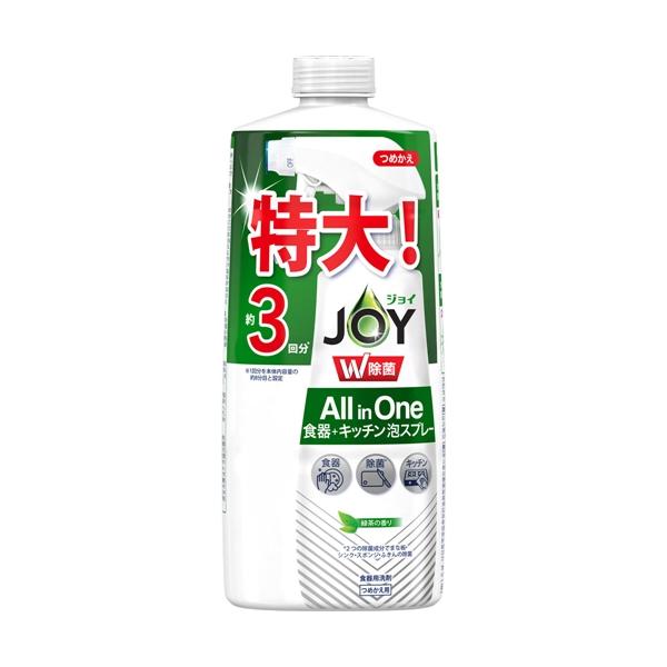 P&amp;G　除菌ジョイオールインワン泡スプレー　緑茶の香り　替　特大　630ml 861