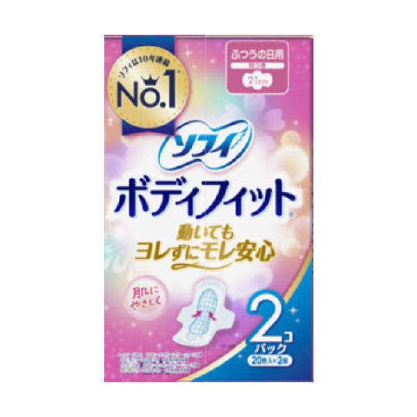 ユニ・チャーム　ソフィボディフィット　羽つき　20枚　2個 861