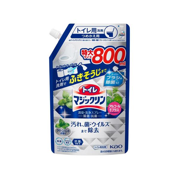 花王　トイレマジックリン消臭・洗浄スプレー　除菌・抗菌　つめかえ用　800ml 861