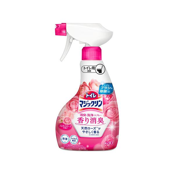 花王　トイレマジックリン消臭・洗浄スプレー　香り消臭　エレガントローズの香り　本体　350ml 861