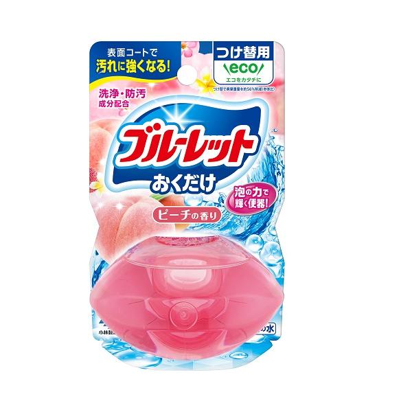 小林製薬　液体ブルーレットおくだけつけ替用　ピーチの香り　トイレ用洗剤　70ml 861