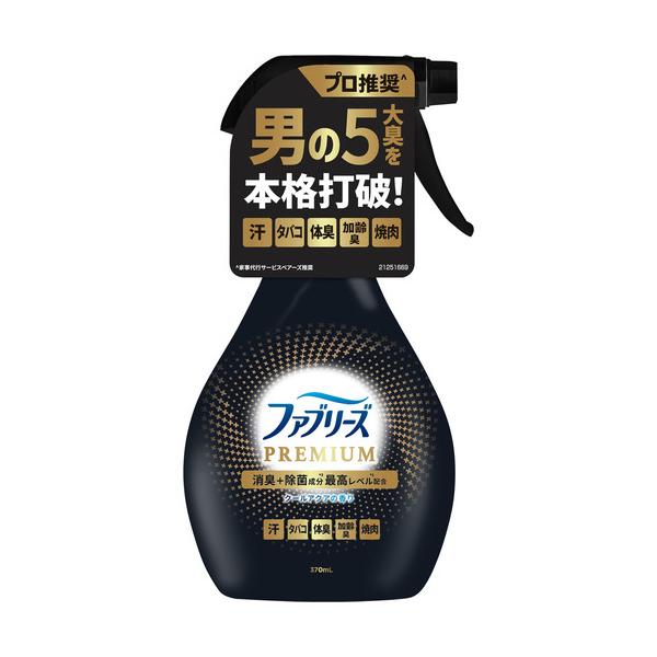 P&amp;G　ファブリーズW除菌+消臭　プレミアムメン　クールアクアの香り　本体　370ML 861