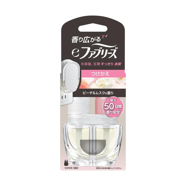P&amp;Gジャパン　eファブリーズ　ピーチ&amp;ムスクの香り　替　消臭剤　26ML 861