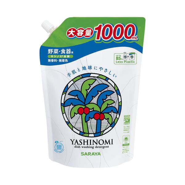 東京サラヤ　ヤシノミ洗剤詰替用　野菜・食器用　無香料・無着色　1000ml 861