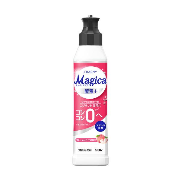 ライオン　CHARMY　Magica　酵素+(プラス)　フレッシュピーチの香り　本体　台所用洗剤　220ml 861