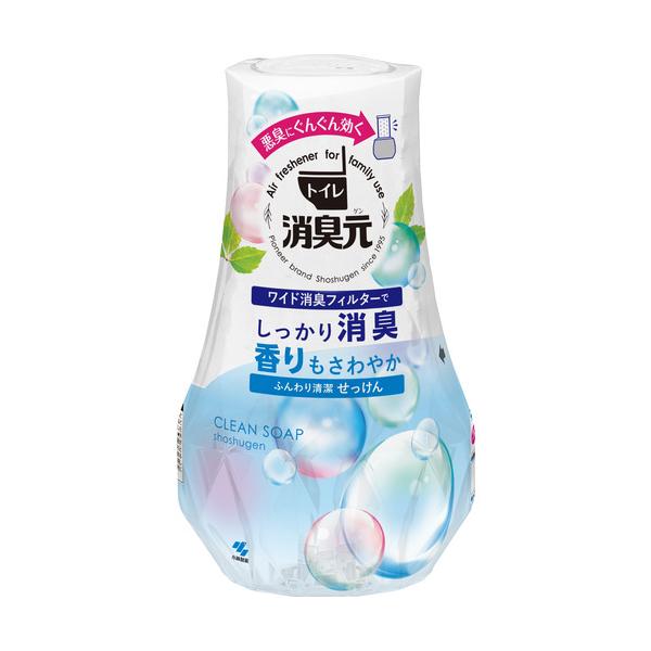 小林製薬　トイレの消臭元ふんわり清潔せっけん　トイレ用消臭剤　400ml 861