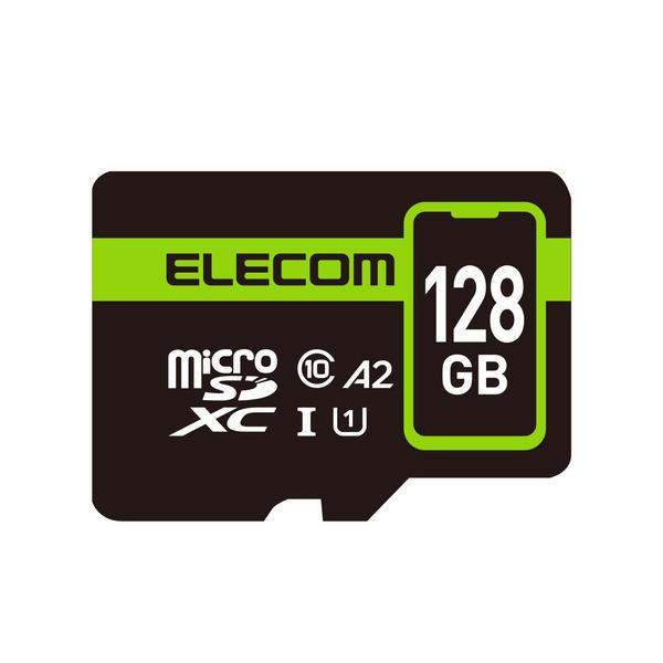 エレコム　MF-SP128GU11A2R　マイクロSDカード　microSDXC　128GB　Class10　UHS-I　MFSP128GU11A2R 135